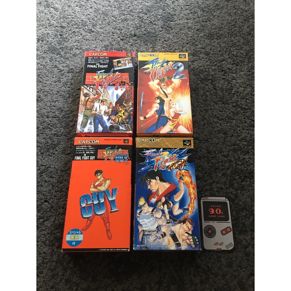 Capcom Cartridge Super Famicom Final Fight Collection Boxset (Wholesale) Japan - retrogame90s ...
