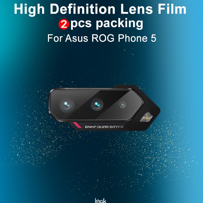imak Glass Back Camera Lens Film Protection Asus ROG Phone 5 Camera ...