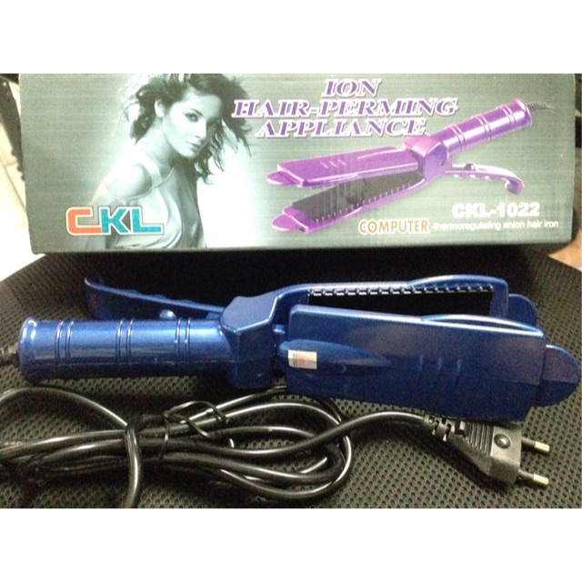 เครื่องหนีบผม CKL-1022 สีน้ำเงิน | Shopee Thailand