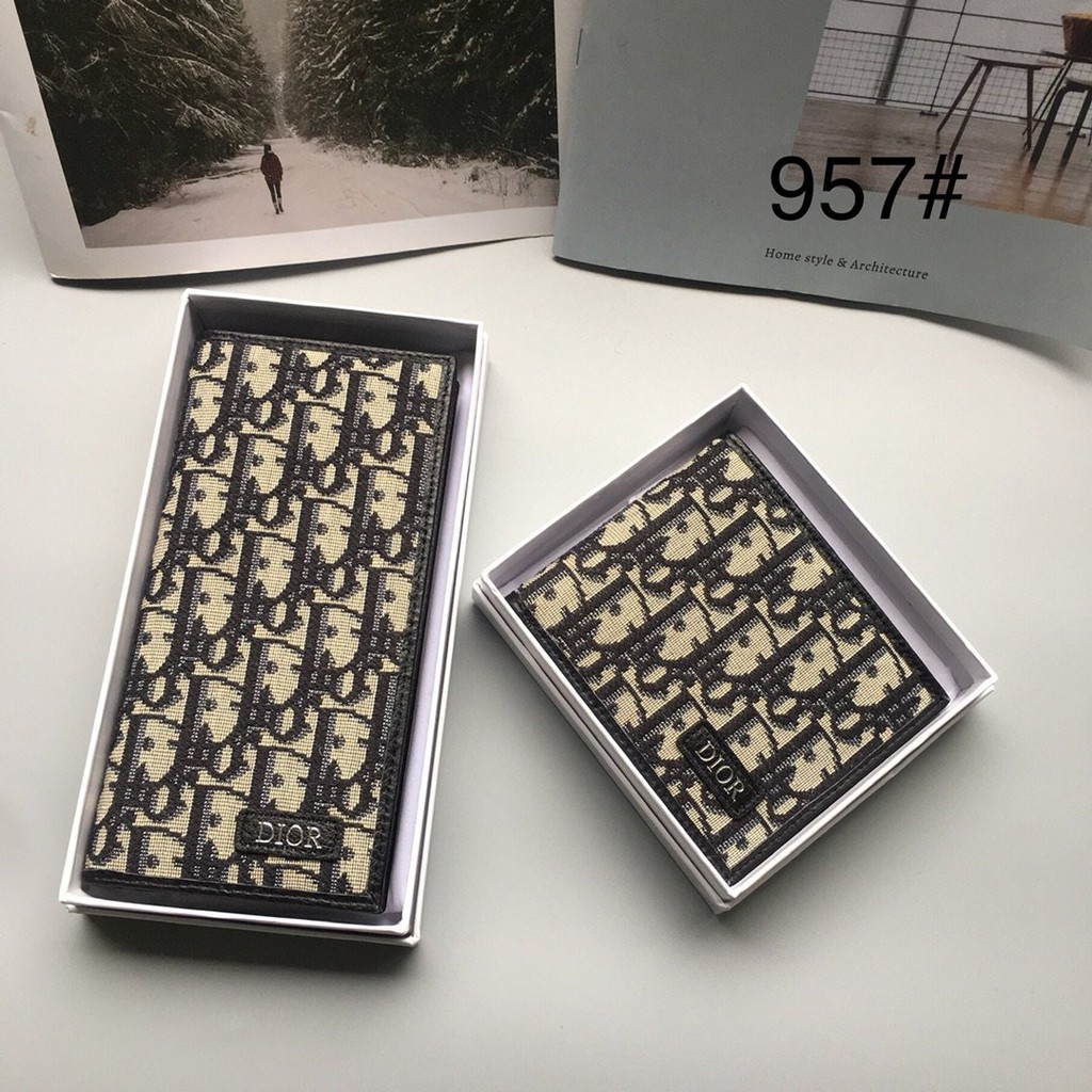 men's wallet Short Wallet Fold Over Wallet Zipper Card Coin Card Holder ...