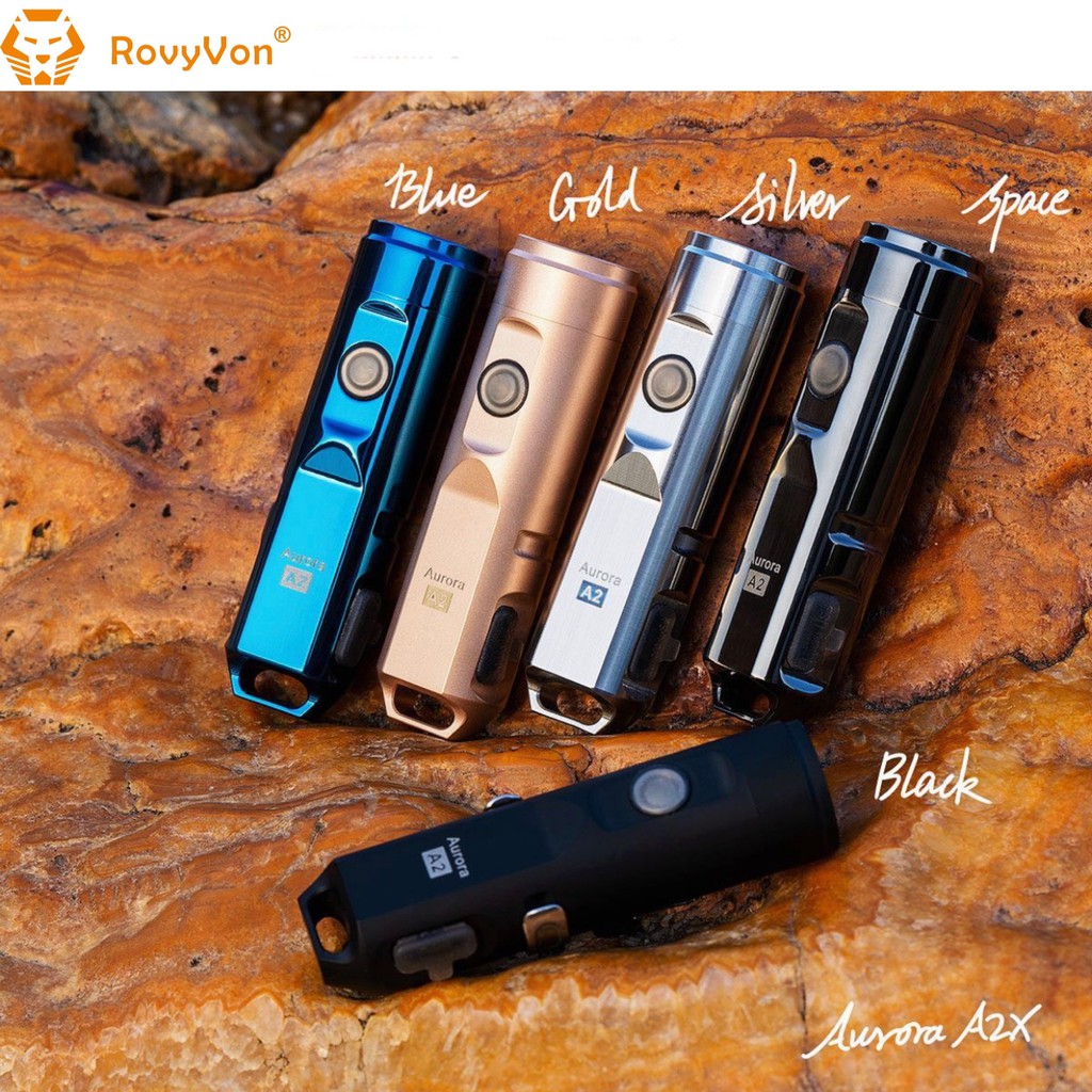 RovyVon Aurora A8x Multifunction EDC Keychain Flashlight UV+Red+White ...