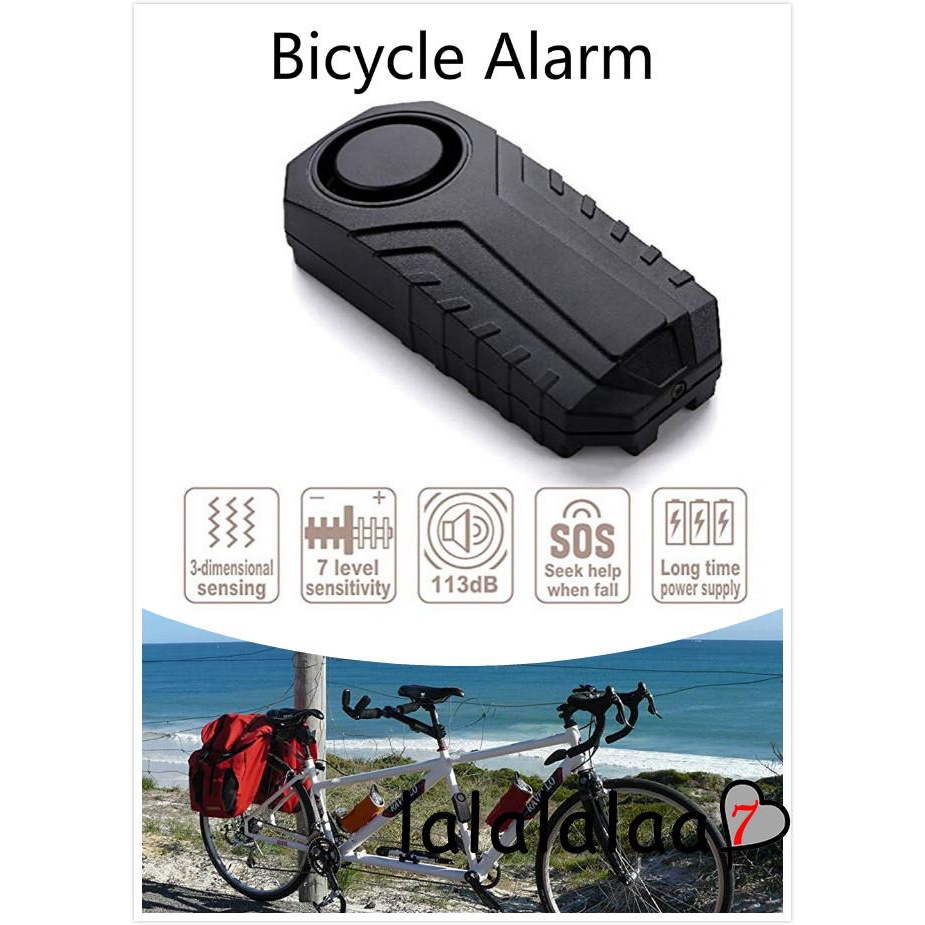 Hot Anti-theft Cycling Bicycle Security Vibration Alarm - puw9aq7g94 - ThaiPick