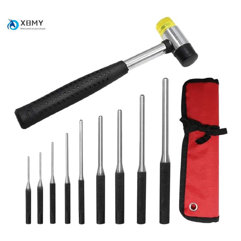 Roll Pin Punch Set with Storage Pouch, 10Pcs Steel Removal Tool Kit ePul - twd11o9yj7 - ThaiPick