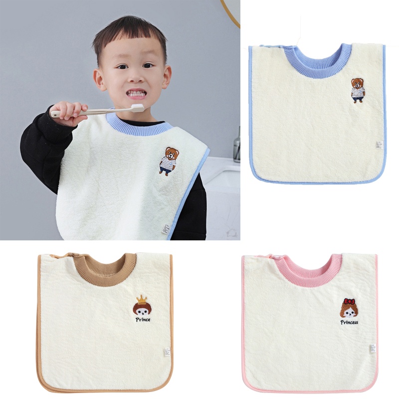 ℜ-ℜ Waterproof Baby Feeding Drool Bib Saliva Towel Teeth Wash Towel ...