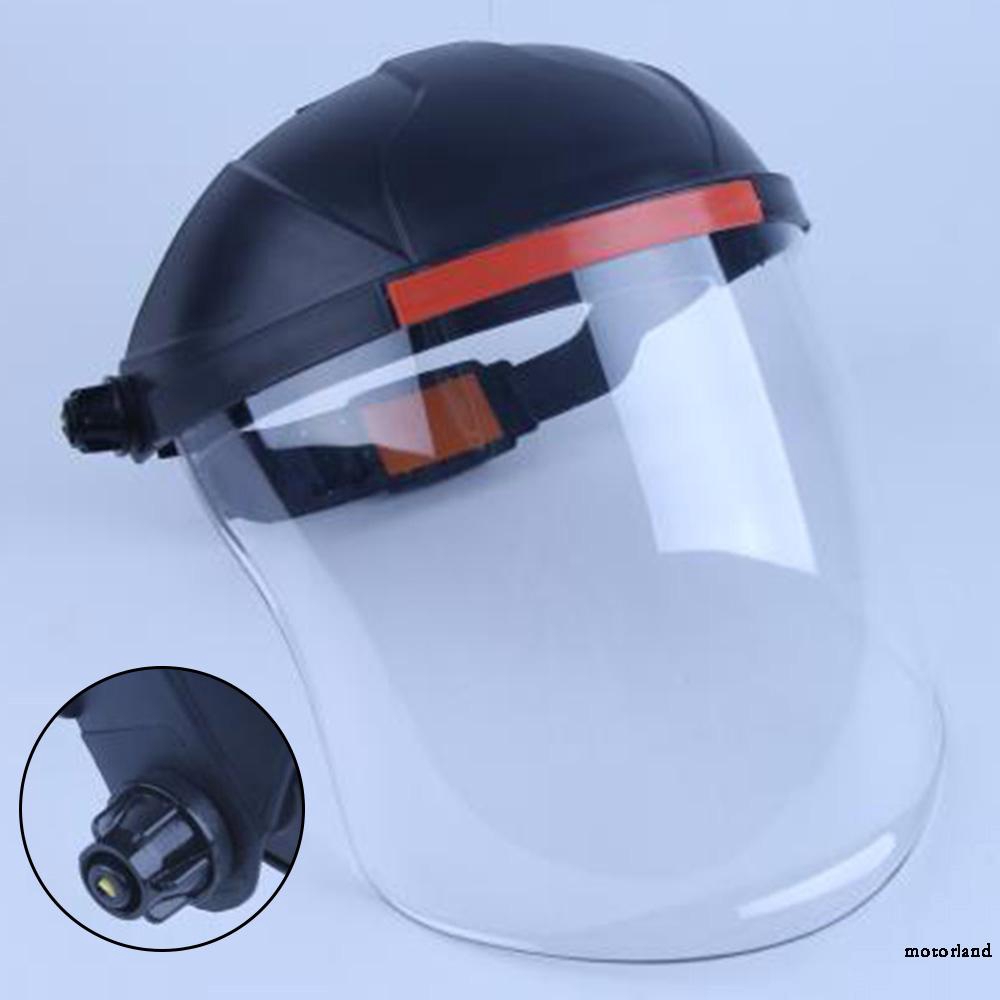 Safety Transparent Lens Protective Full Face Film Shield Adjustable ...