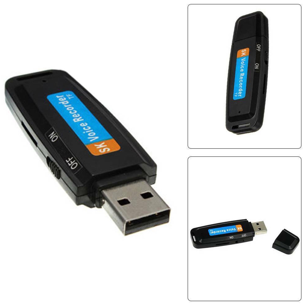 USB Mini Flash Drive Audio WAV Support TF Card Professional Voice ...