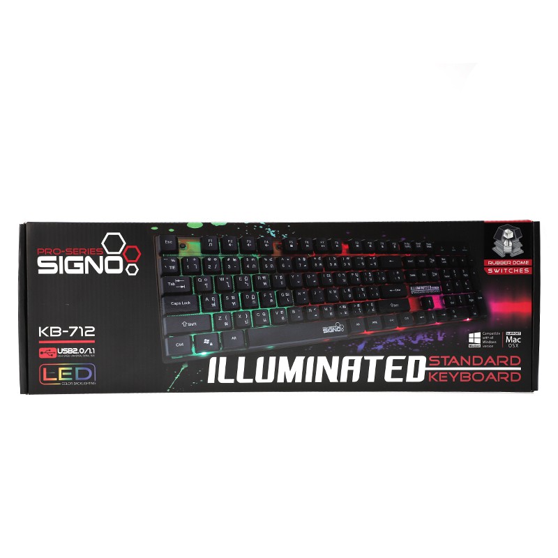 SIGNO KEYBOARD KB - 712 Illuminated - adviceit_officialshop - ThaiPick