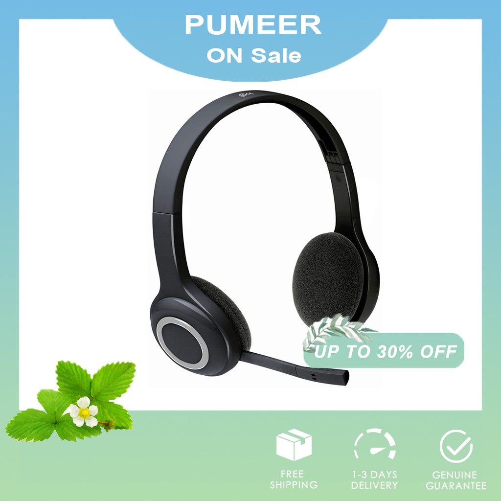 in stock Logitech Wireless Headset H600 Over-The-Head ชุดหูฟังไร้สายชุด ...