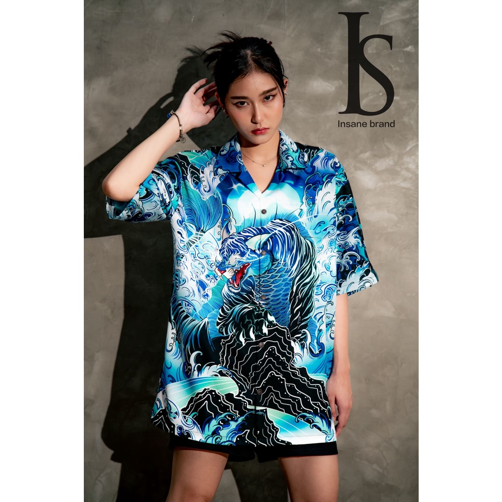 OVERSIZED SHIRT รุ่น LIMITED EDITION ลายวาดออกแบบเองเฉพาะของ INSANE ...
