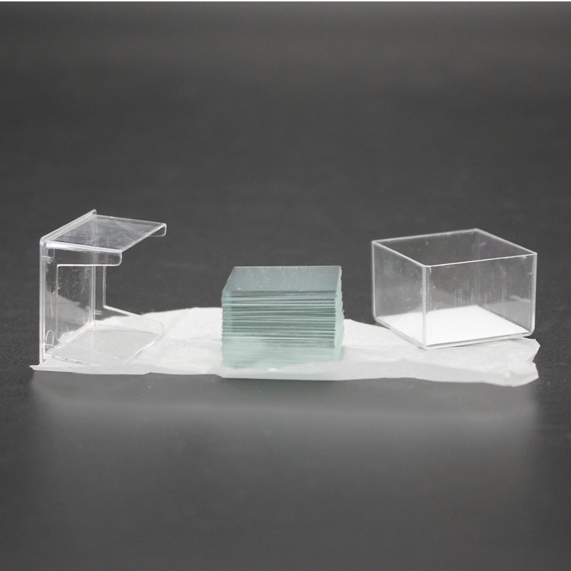 100 pcs Standard Size Cover Glass Microscope Accessories 0.13-0.17mm ...