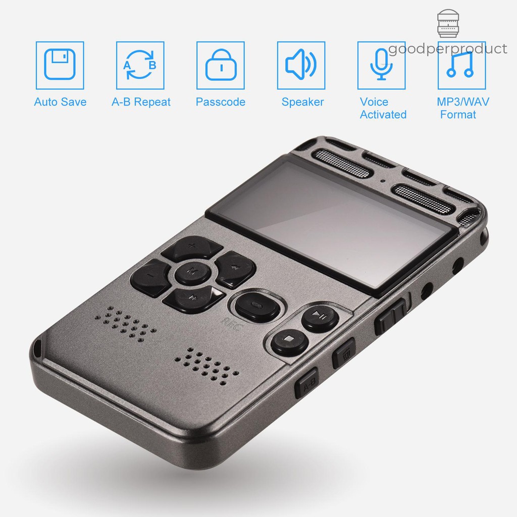 เครื่องบันทึก Savetek Smallest Mini USB Pen Voice Activated 8GB Digital ...