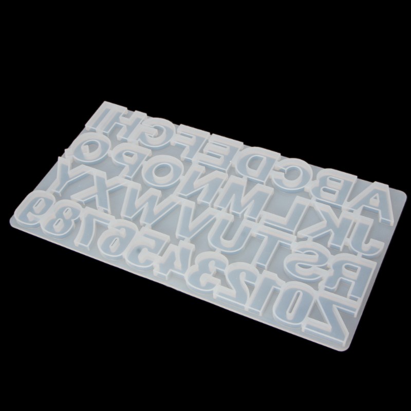 36PCS Making Tool Alphabet Letters Numbers DIY Silicone Mould ...