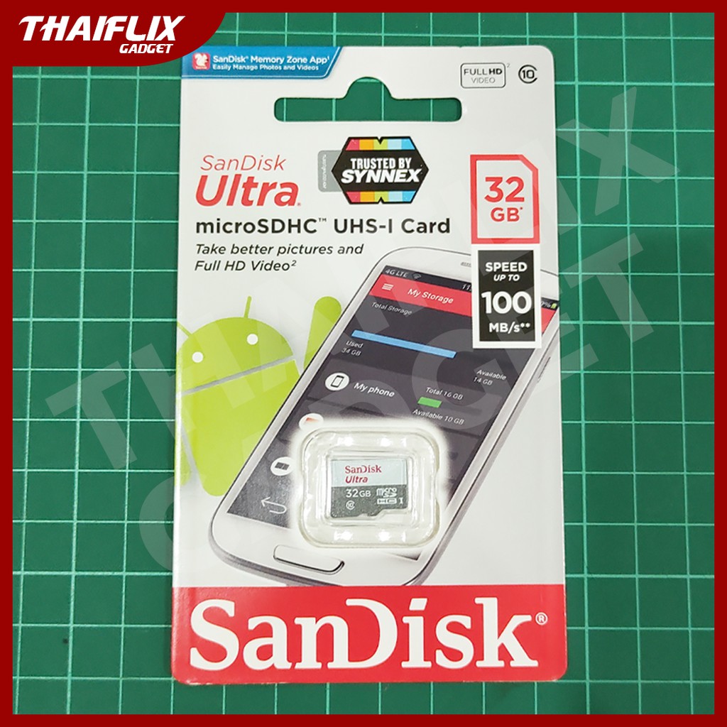 ของแท้ประกัน Synnex เมมโมรี่การ์ด SanDisk Ultra® microSDHC™/microSDXC™ UHS-I VLPl - 7a4ipn08k4 ...