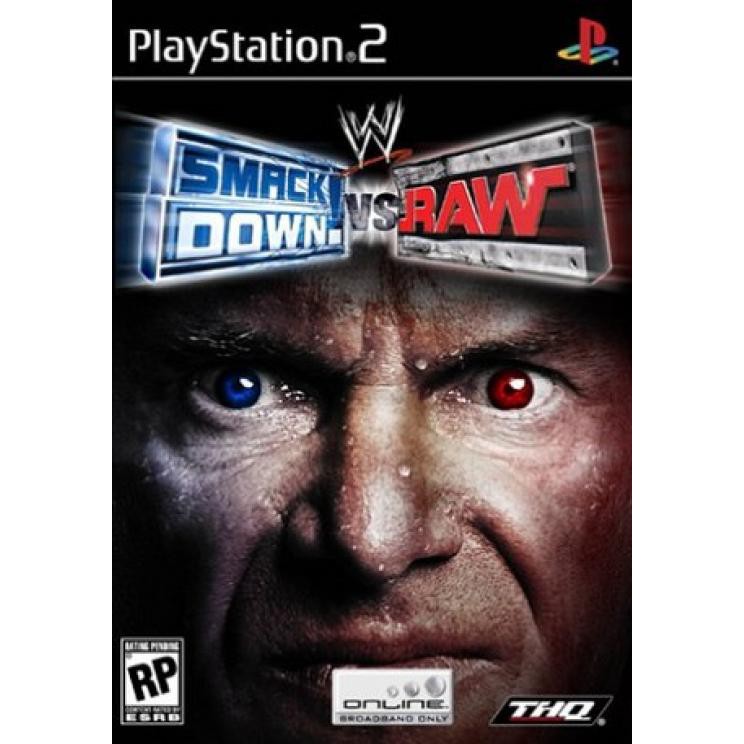 Ps2 แผ่นเกมส์ WWE SmackDown vs. Raw มวยปล้ํา PlayStation2ส่งไว ...