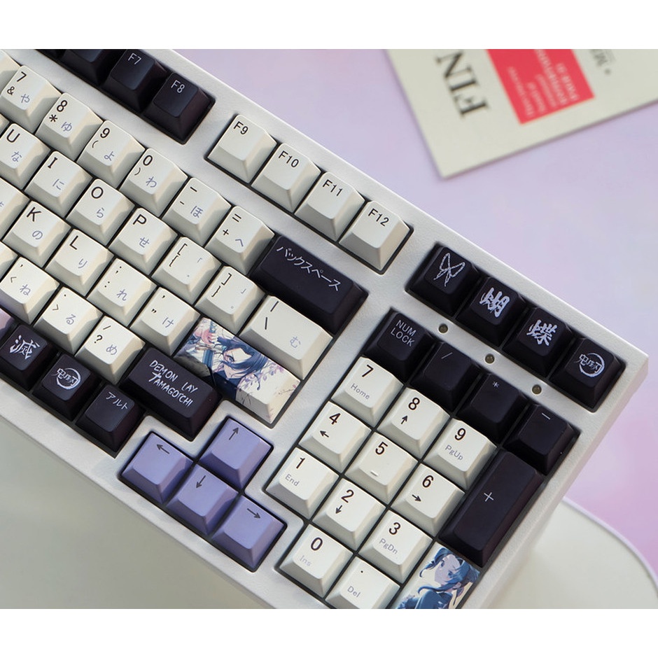 Kochou Shinobu Keycap โปรไฟล์เชอร์รี่ Anime Demon Slayer Theme Keycap ...
