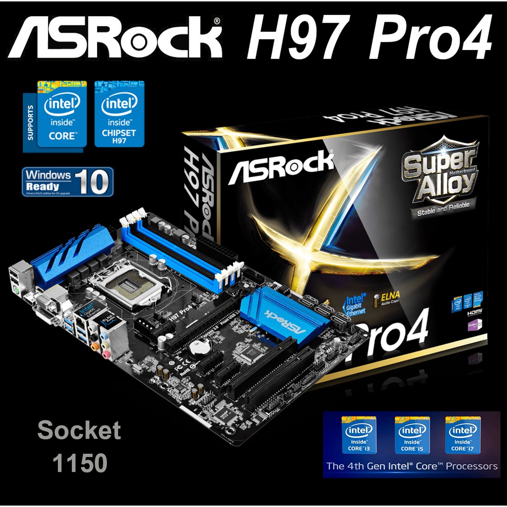 Mainboard INTEL GIGABYTE H97M-D3H (Socket 1150) มือสอง พร้อมส่ง แพ็คดี ...