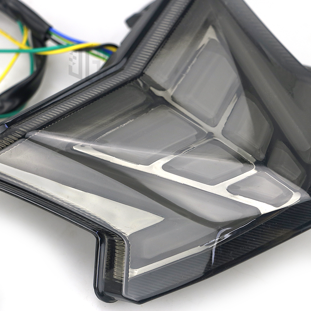 JPA Motorcycle LED Tail Light Integrated Tail Turn Signal Indicator ...