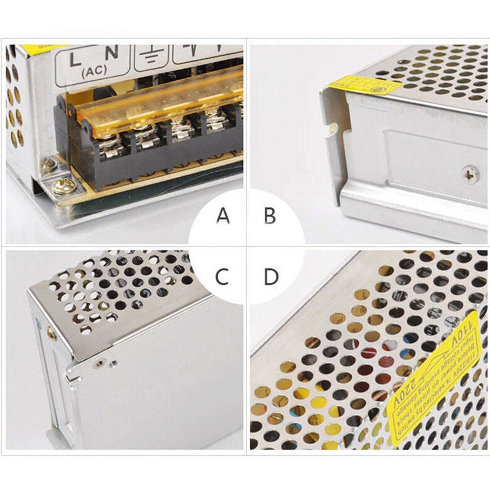 12V/24V 1A/2A/3A/5A/10A Led Strip Light Power Supply Driver Switch ...