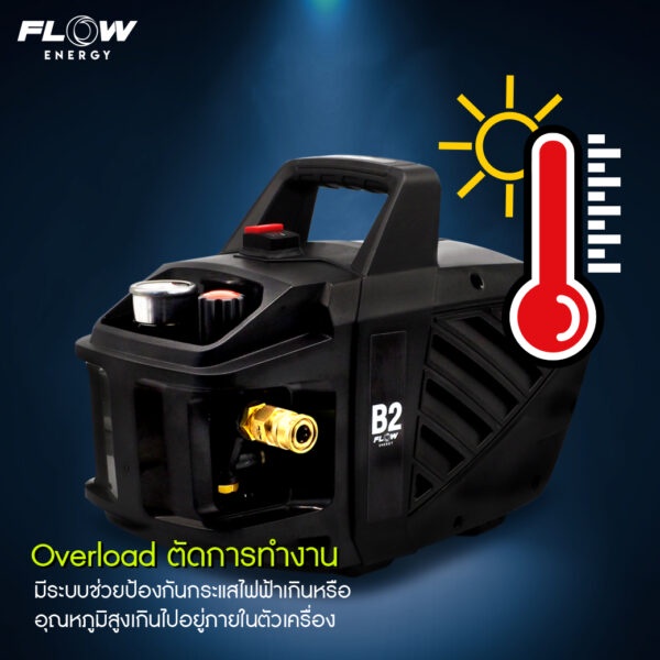 FLOW Energy เครื่องฉีดน้ำแรงดันสูง รุ่น B2 Extra ของแท้ 100 - t.r.airequipment - ThaiPick