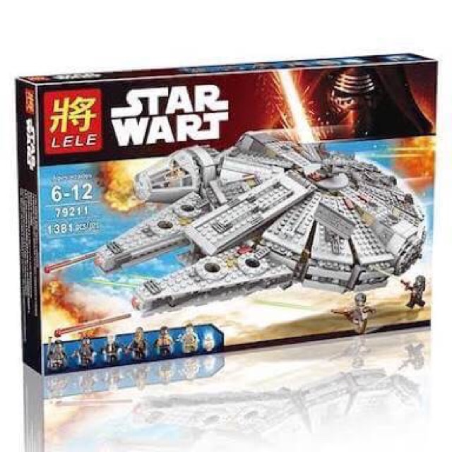 เลโก้จีน LELE 79211 ชุด Starwars ยาน Millennium Falcon จำนวน 1381 ชิ้น ...