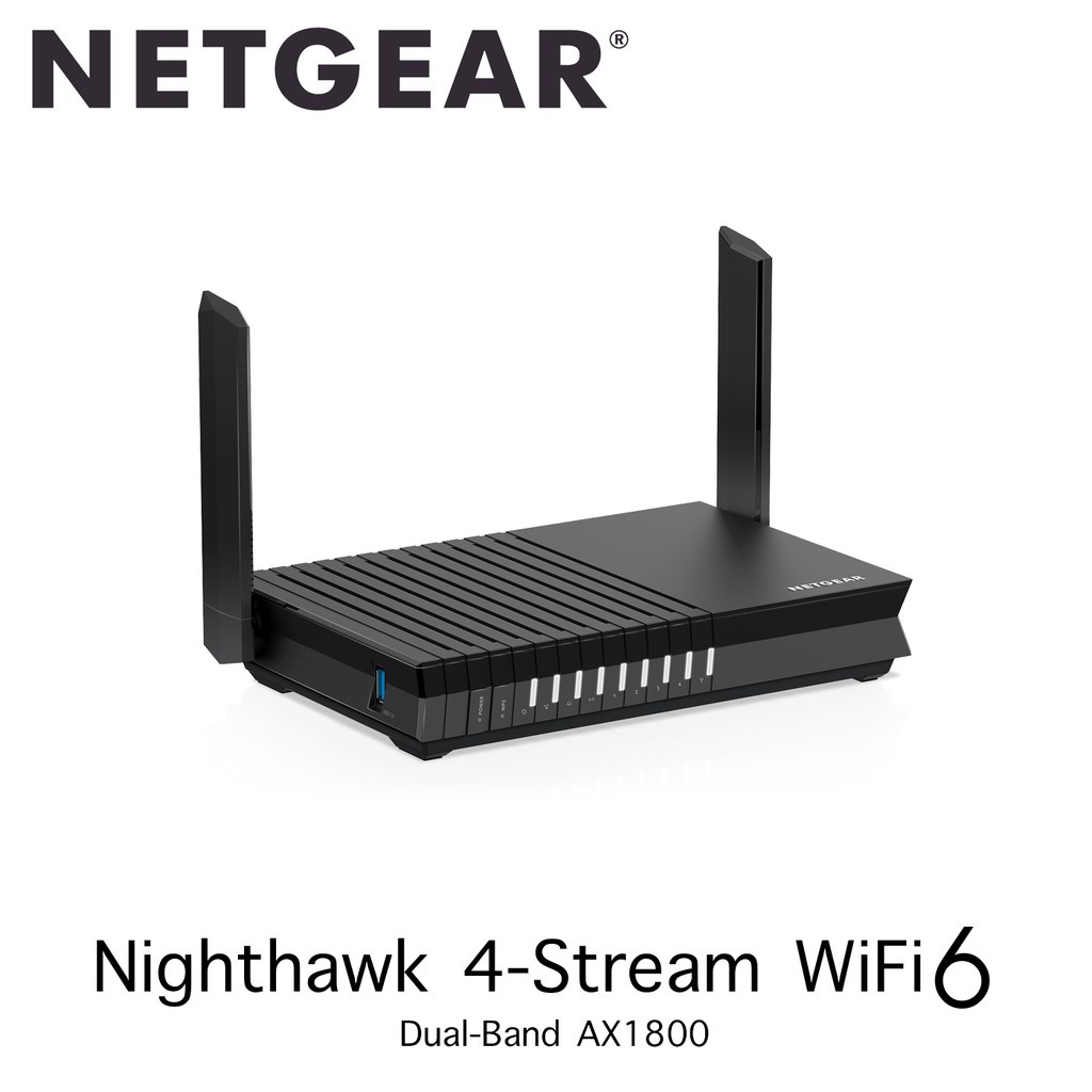 NETGEAR RAX20 4-Stream AX1800 Dual-Band WiFi 6 Router ประกันศูนย์ไทย ...