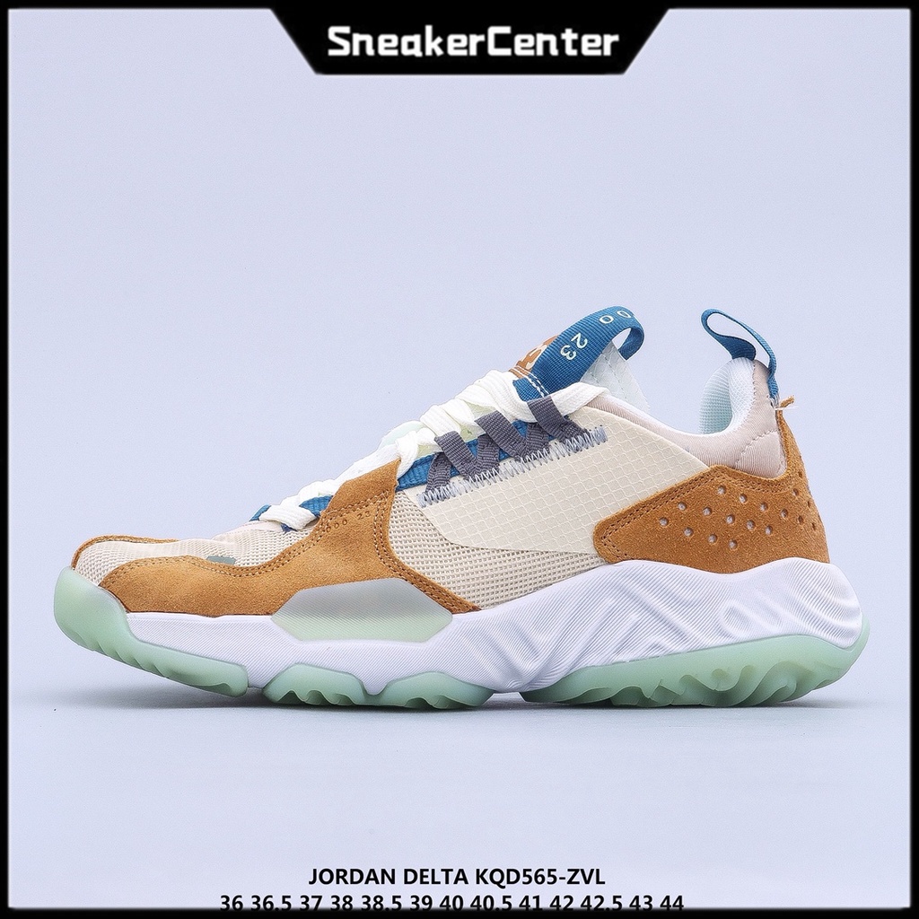 พร้อมส่ง Nike Air Jordan Delta react ต่ำระบายอากาศลูกไม้ขึ้นรองเท้า ...