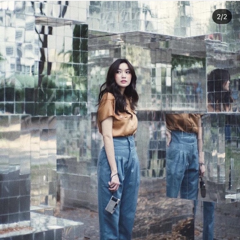 NEW Rally Movement Sheet Pants Size S กางเกงเอวสูง from 1890 to 1290 - closet.12 - ThaiPick