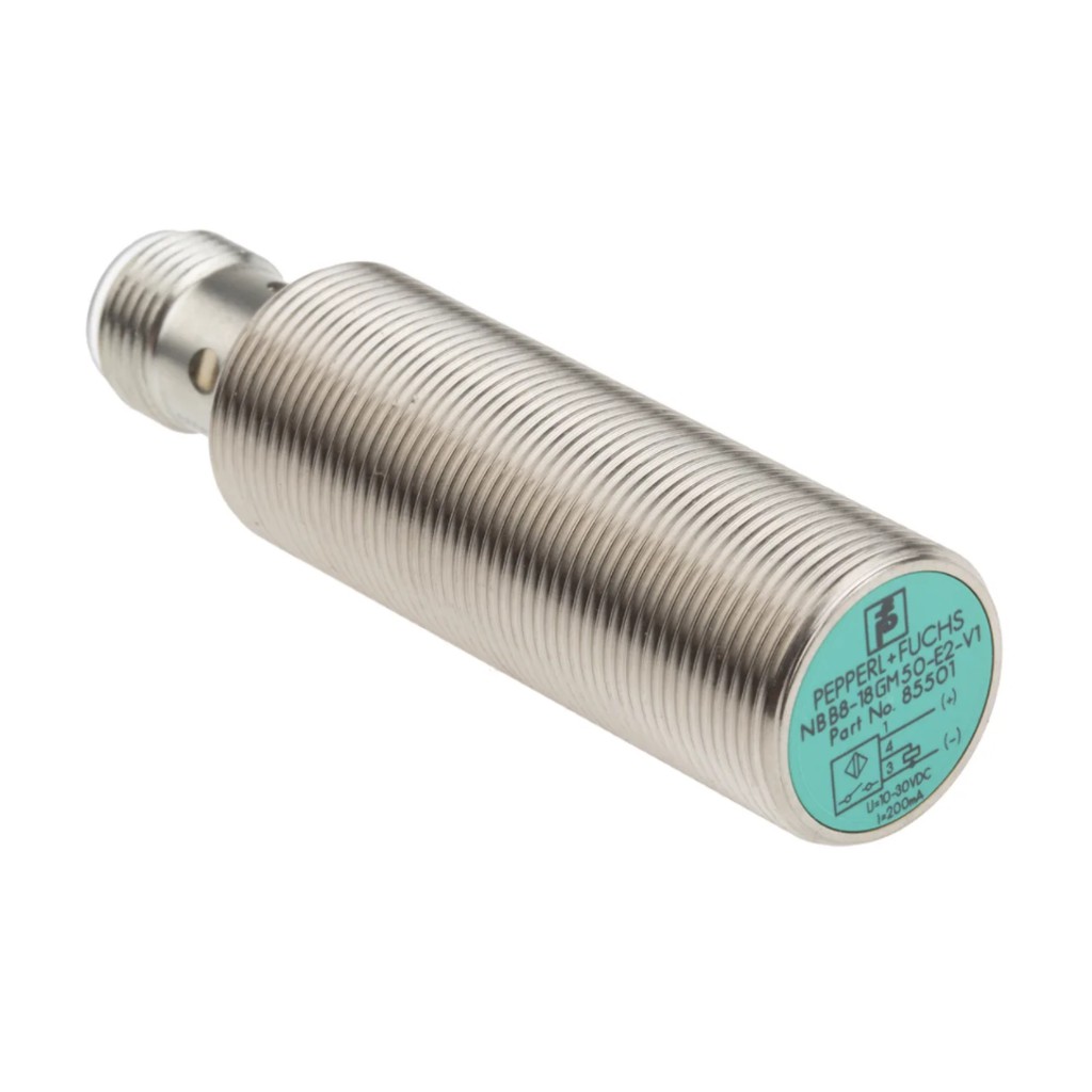 Pepperl Fuchs Nbb8 18gm50 E2 V1 M18 X 1 Inductive Sensor Barrel Pnp No