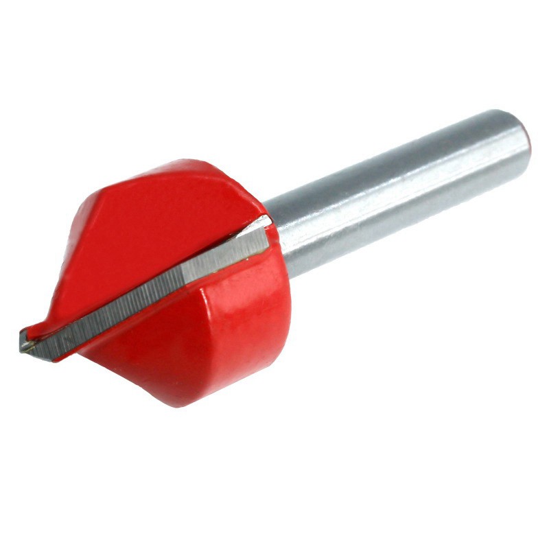 ใหม่ 4 ชิ้น 1 4 นิ้ว Shank V Groove Router Bit สําหรับใช้ในการตัดไม้ ...