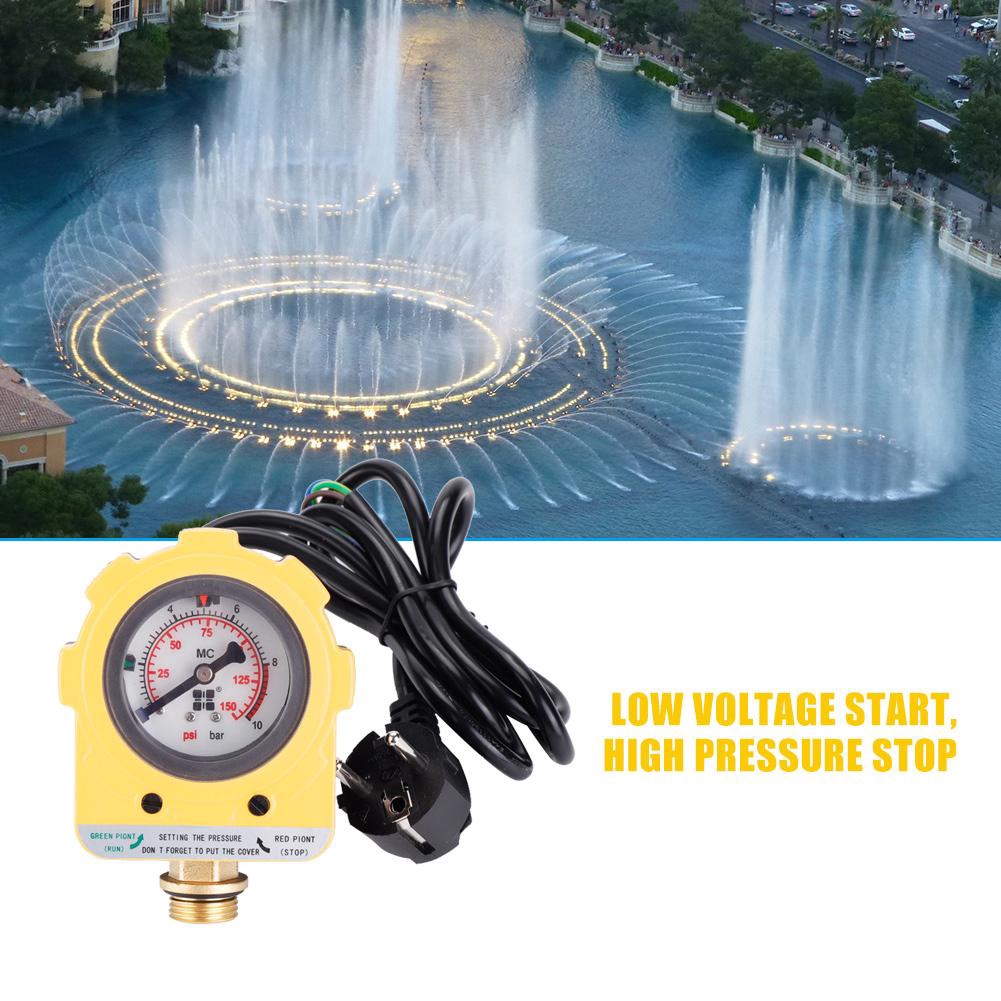 220V 10 Bar Pressure Controller Unit Electronic Switch for Water Pump ...