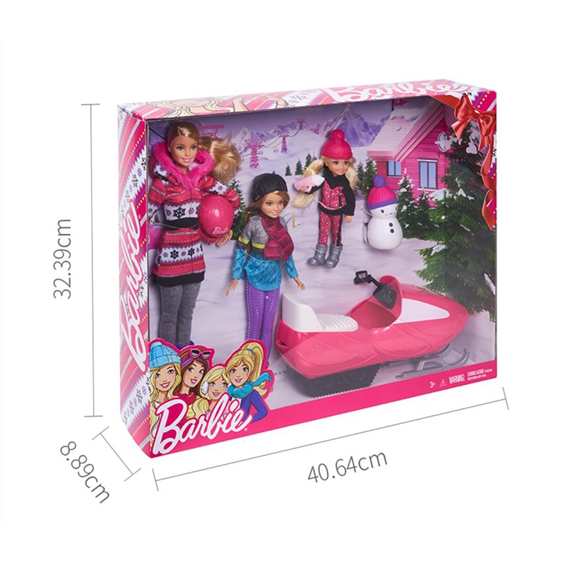 BBarbie Original Winter Ski Sisters Combo Doll Toy Fun Snow Sports with ...