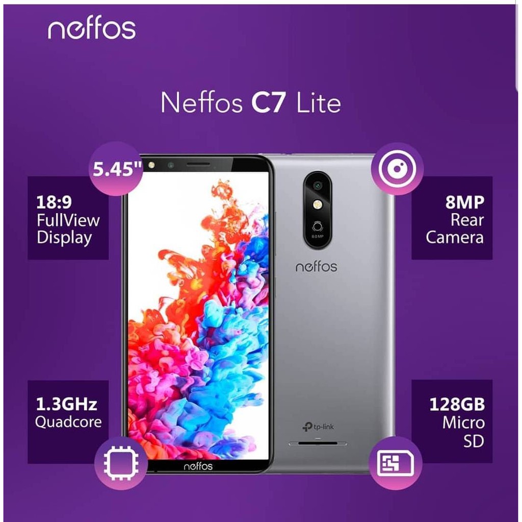 เนฟฟอส (Neffos) C7 Lite สีเทา/Gray สินค้าใหม่ รับประกันศูนย์ 1 ปี ...