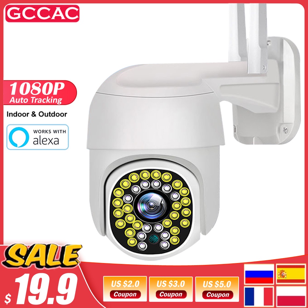กล้องวงจรปิด cctv HD 1080P WiFi IP Camera Outdoor Security Protection ...