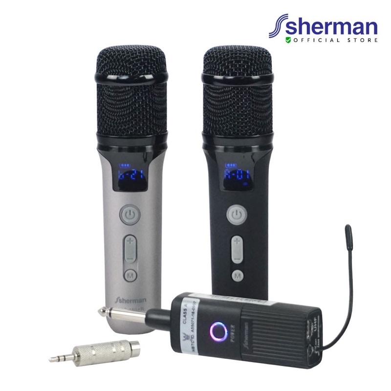 Sherman Microphone MIC-150R ไมโครโฟนไร้สาย ดิจิตอล UHF 40 แชนแนล ไมค์ ...