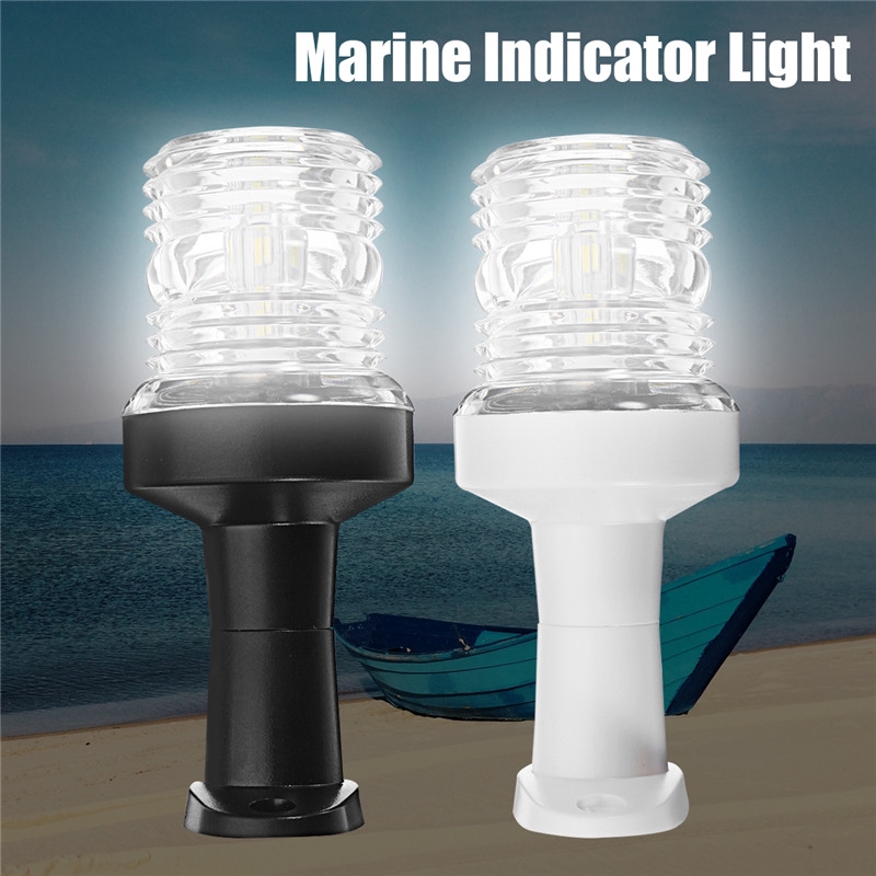 LED Marine Indicator Stern Light Pontoon Boat Yacht Lamp White ...