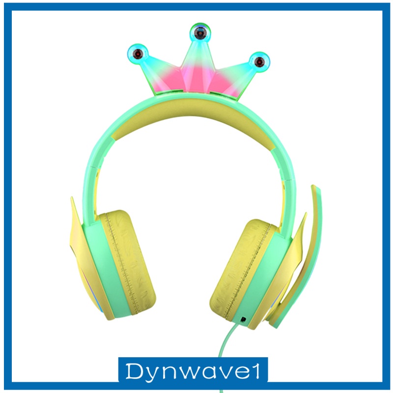 [DYNWAVE1] Compact Wired LED Crown Headset HiFi Noise Cancelling ...