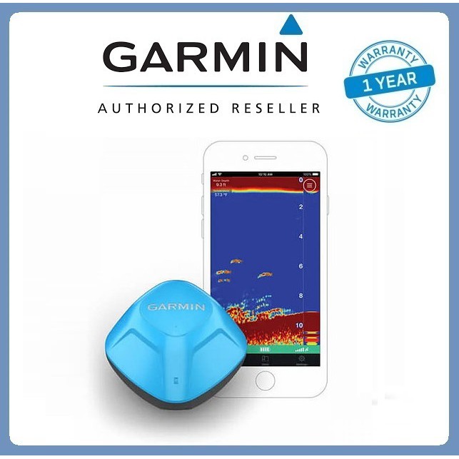เครื่องหาปลา + GPS รุ่น Garmin Striker Cast โซน่าหาปลาแบบบลูทูธเชื่อม ...