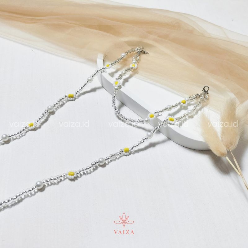 Vaiza - (2 in 1 ตัวเชื่อมต่อสายรัด สีขาว ไข่มุก) ชุดตัวเชื่อมต่อ สายรัด ...