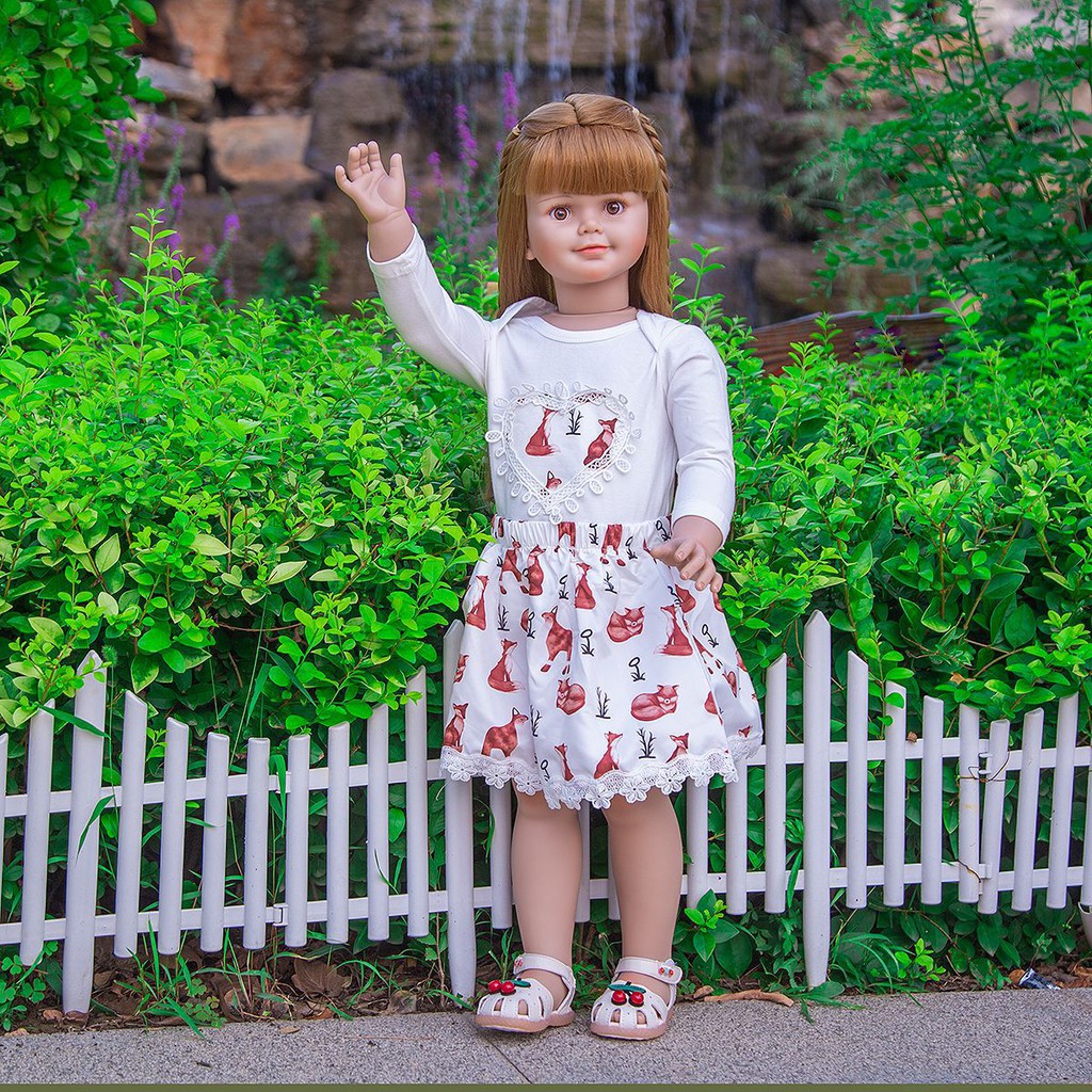 ตุ๊กตา:bebes doll with 30 inch full silicone reborn baby girl ...