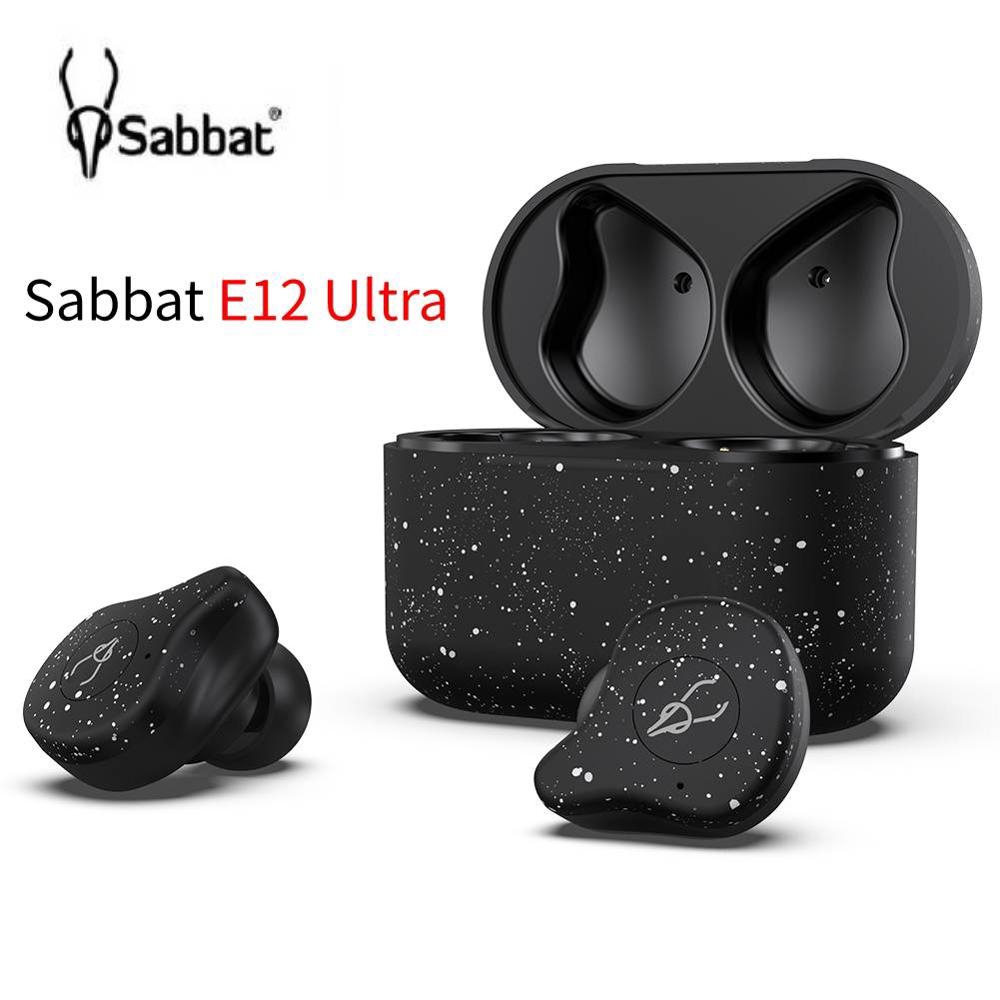Sabbat E12 Ultra TWS bluetooth 5.0 Earphone Hi-Res HiFi 4 Mic Noise ...