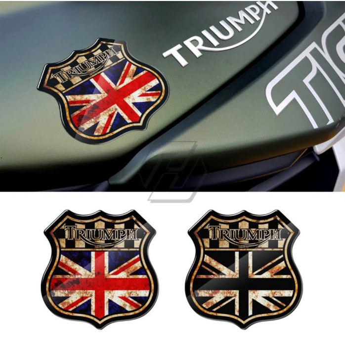 motorcycle/car sticker triumph bobber t100/t120 scrambler rust sticker ...