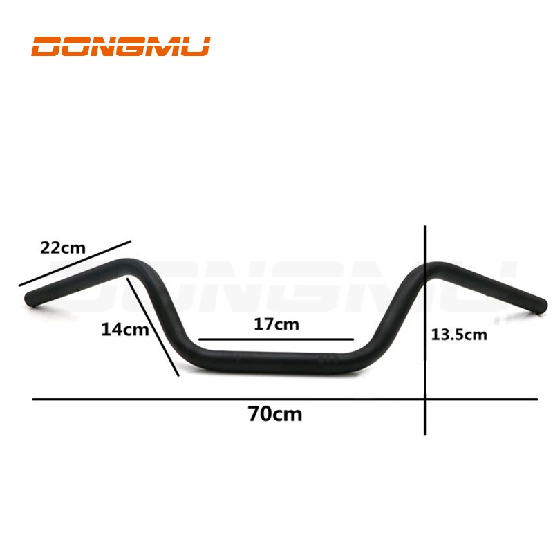 7/8" 22mm Universal Motorcycle Retro Bend Handlebar Motor High-Rise ...