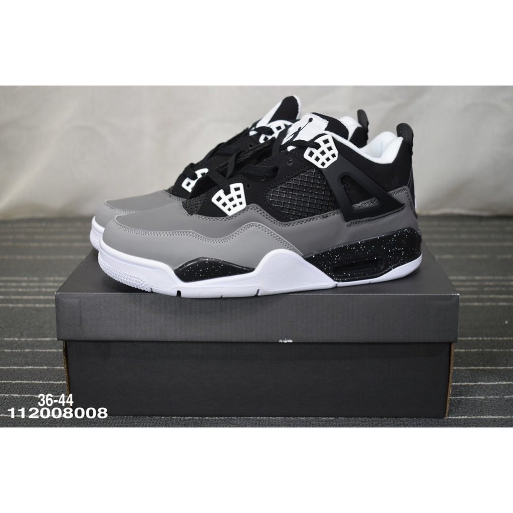 แฟน ๆ Air Jordan AJ4 รองเท้าบาสเก็ตบอลลำลอง Oreo Retro - alexliu.th ...
