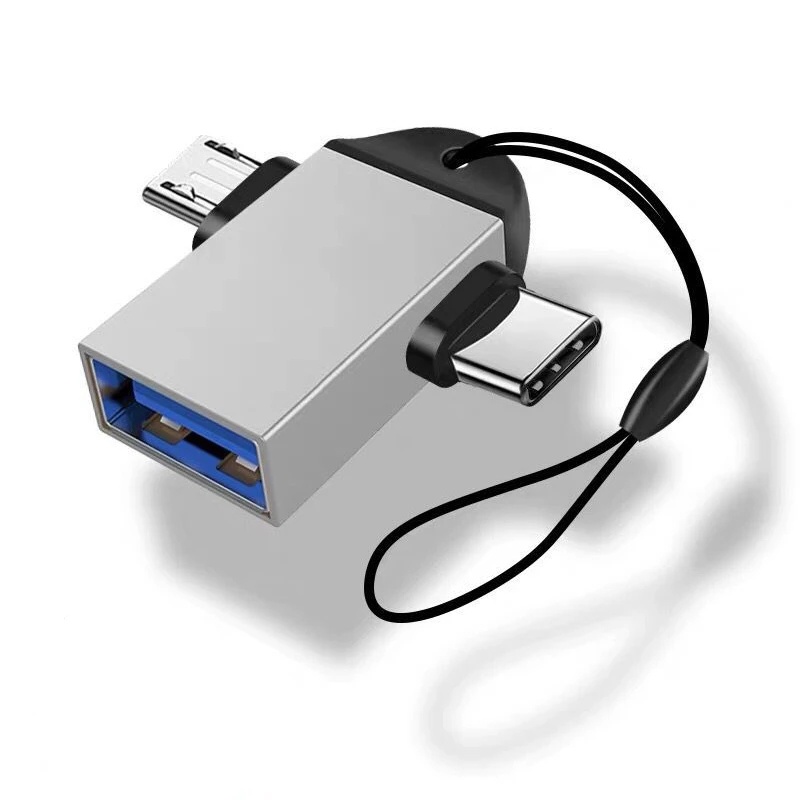 Two-In-One Otg อะแดปเตอร์ 2 In1 Otg Usb3.1 Micro Usb และตัวแปลง Type-C ...