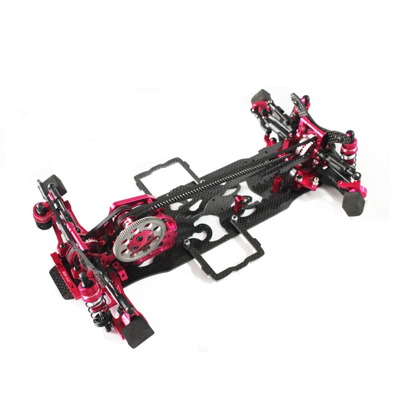 110 SAKURA D4 RWD E Drift Racing Car Frame Body Kit Alloy Carbon Two ...
