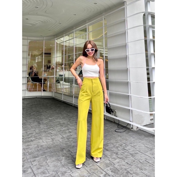 102 - Dolores high-waist pant ป้าย promthong - promthong.official ...