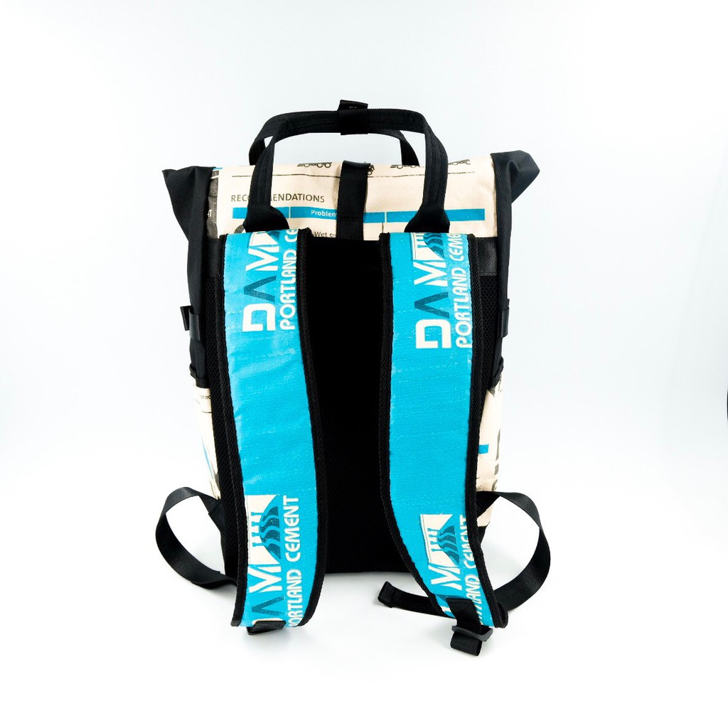 DAM Folded Backpack กระเป๋าเป้พับถุงปูน - vavazerowaste - ThaiPick