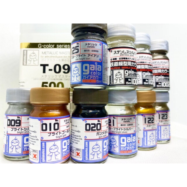 GAIANOTES Metallic Color สีไกอา ไกอา สีโลหะ สีเมทาลิค gaia gundam ...