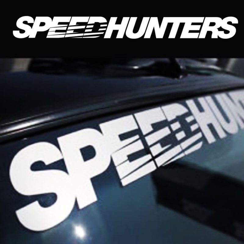 SPEEDHUNTERS Front Rear Windshield Banner Decal Vinyl Car Sticker Auto ...
