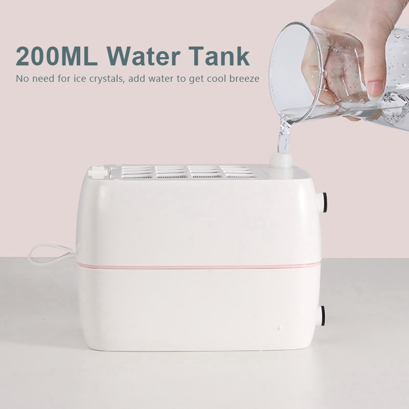 Vnca Box พัดลมทําความชื้นขนาดเล็กแบบพกพา 200 มล - efashion991.th - ThaiPick